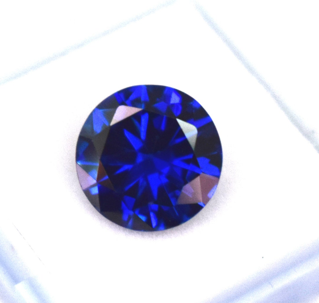 Natural Tanzanite Round Cut 7.40 Ct. Tanzanite Gemstone - Etsy