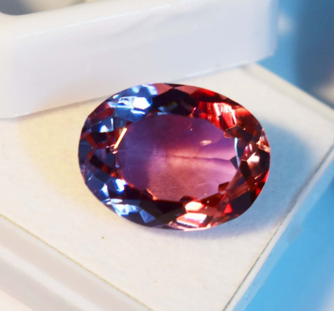 11.00 Ct Natural Alexandrite Certified Loose Gemstone From Brazil Oval ...