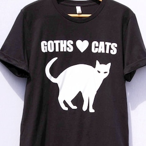 Goth & Punk Cat Lovers Shirt - Etsy