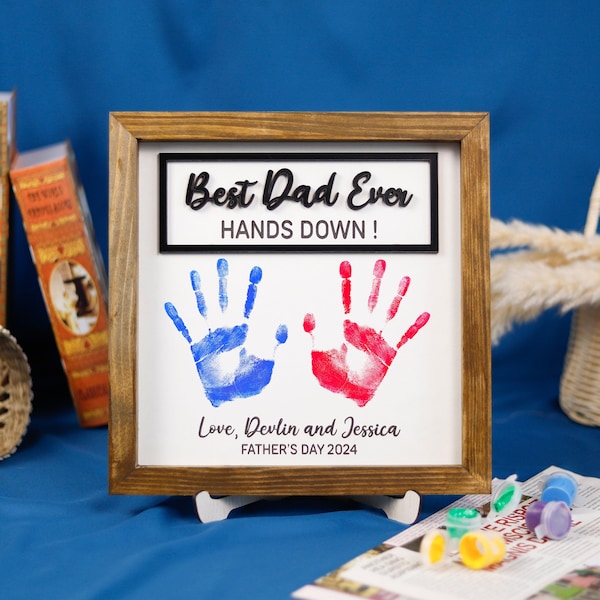 Handprint Keepsake - Etsy