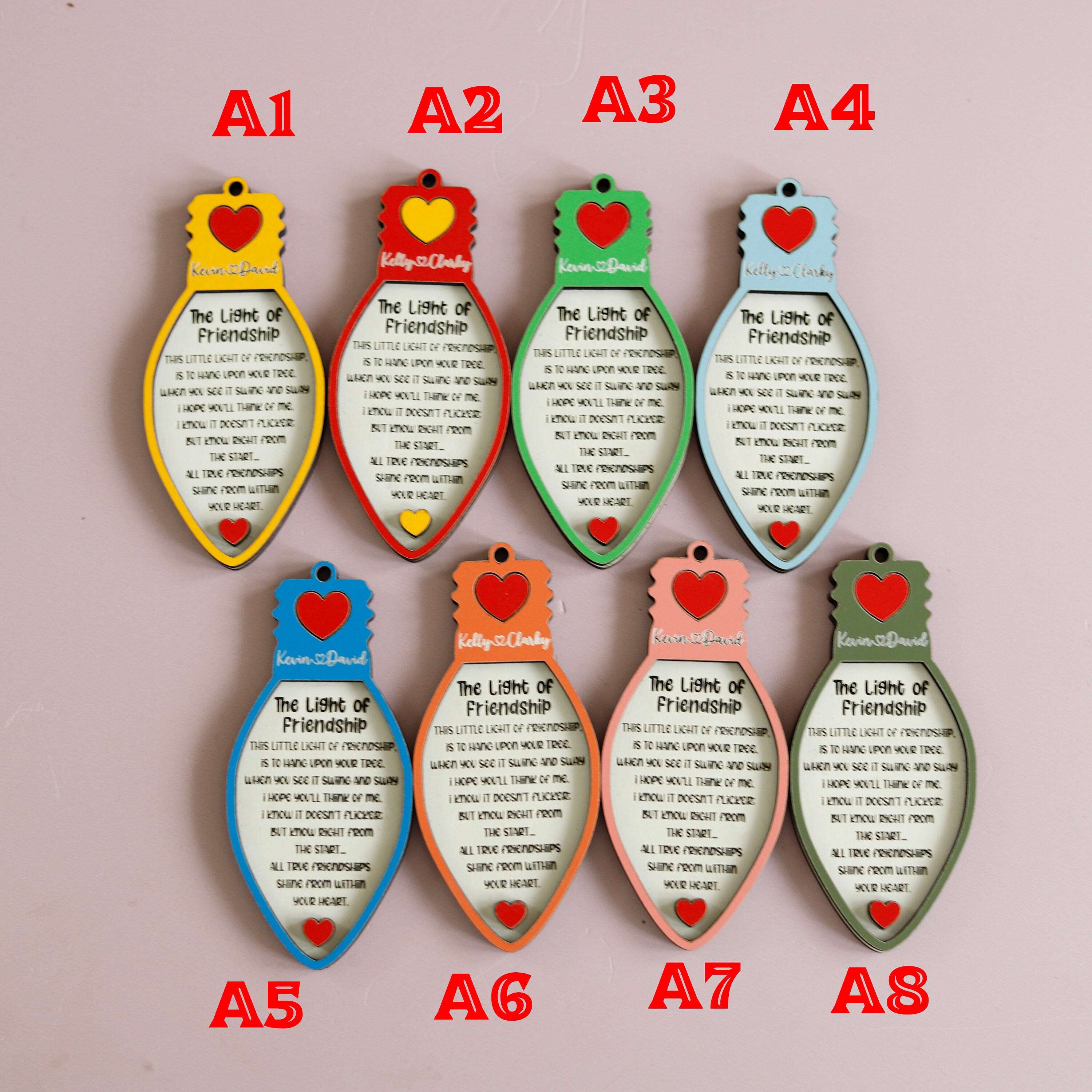Friendship Light Ornament, the Light of Friendship Gift for Coworkers ...