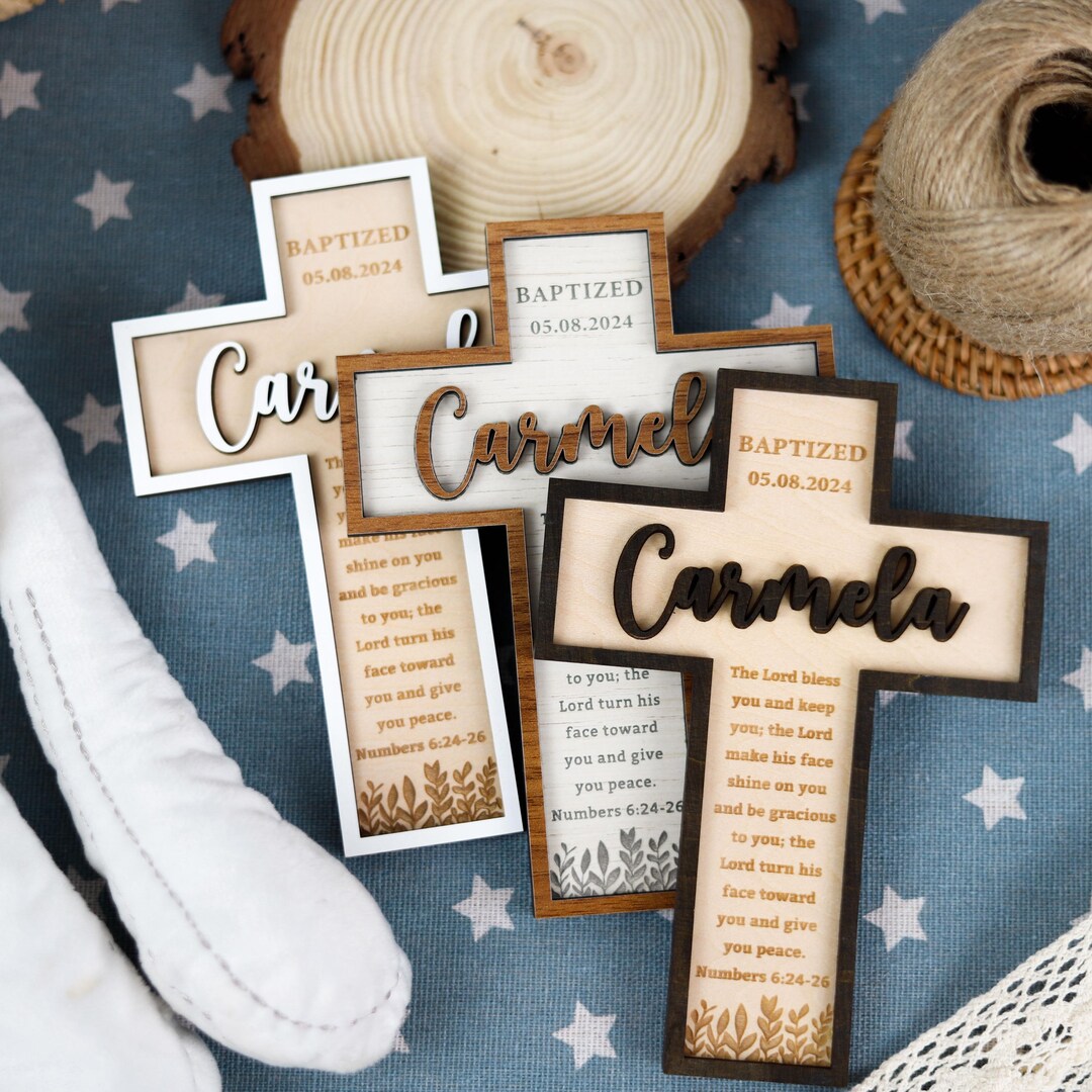 Baptism Wood Plaque, Personalized Gift Baptism Gift Boy, Wooden Baptism ...