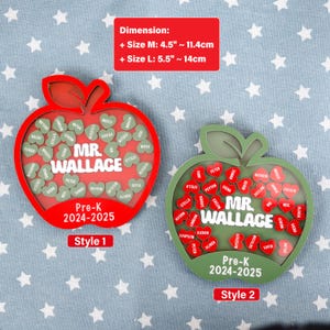 Teacher Shaker Fridge Magnets, Classroom Magnet Decor, Custom Teacher ...