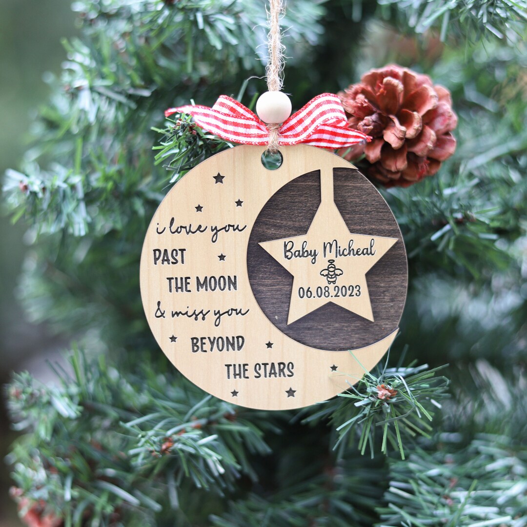 Infant Lost Ornament, Personalized Infant Lost Memorial Ornament ...