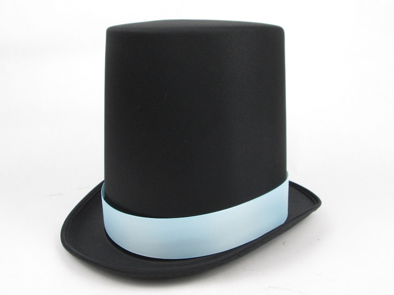 Top Hat Ribbon Red Pink Green Blue Purple Orange Stove Pipe Costume ...