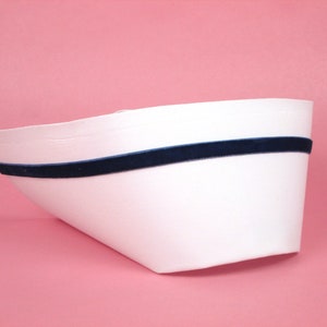 NURSE'S HAT White Nurse's Cap Sister's Scrub Velvet Color Band Stripe ...