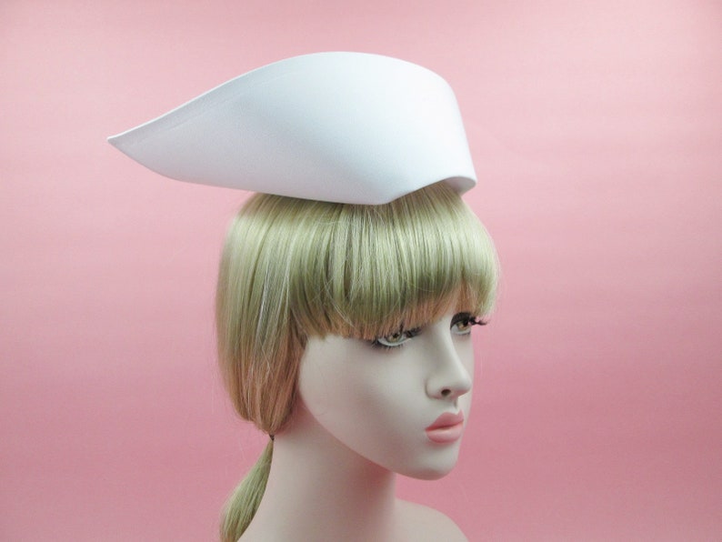 NURSE HAT Vintage Traditional White Nurse's Cap Sister's Scrub Size ...