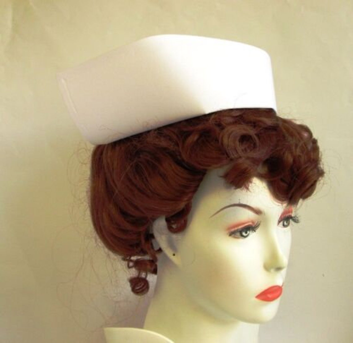 NURSE HAT Vintage Traditional Nurse's Cap Sister's Scrub for Smaller ...