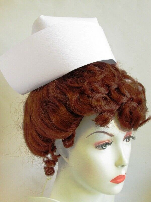 NURSE HAT Vintage Traditional Nurse's Cap Sister's Scrub Old Fashion ...