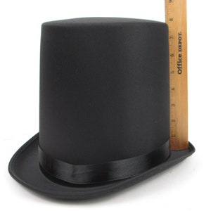 Top Hat Ribbon Red Pink Green Blue Purple Orange Stove Pipe Costume ...