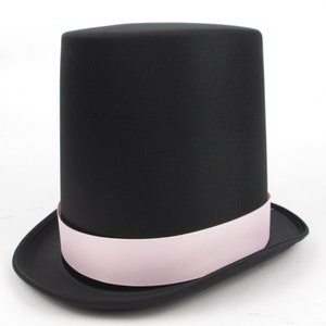 Top Hat Ribbon Red Pink Green Blue Purple Orange Stove Pipe Costume ...