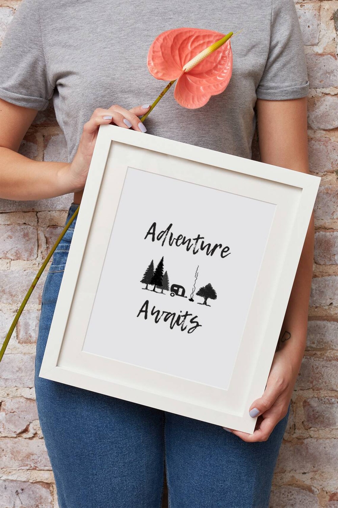 Adventure Awaits Printable Wall Decor / Camping / Adventure / Travel ...