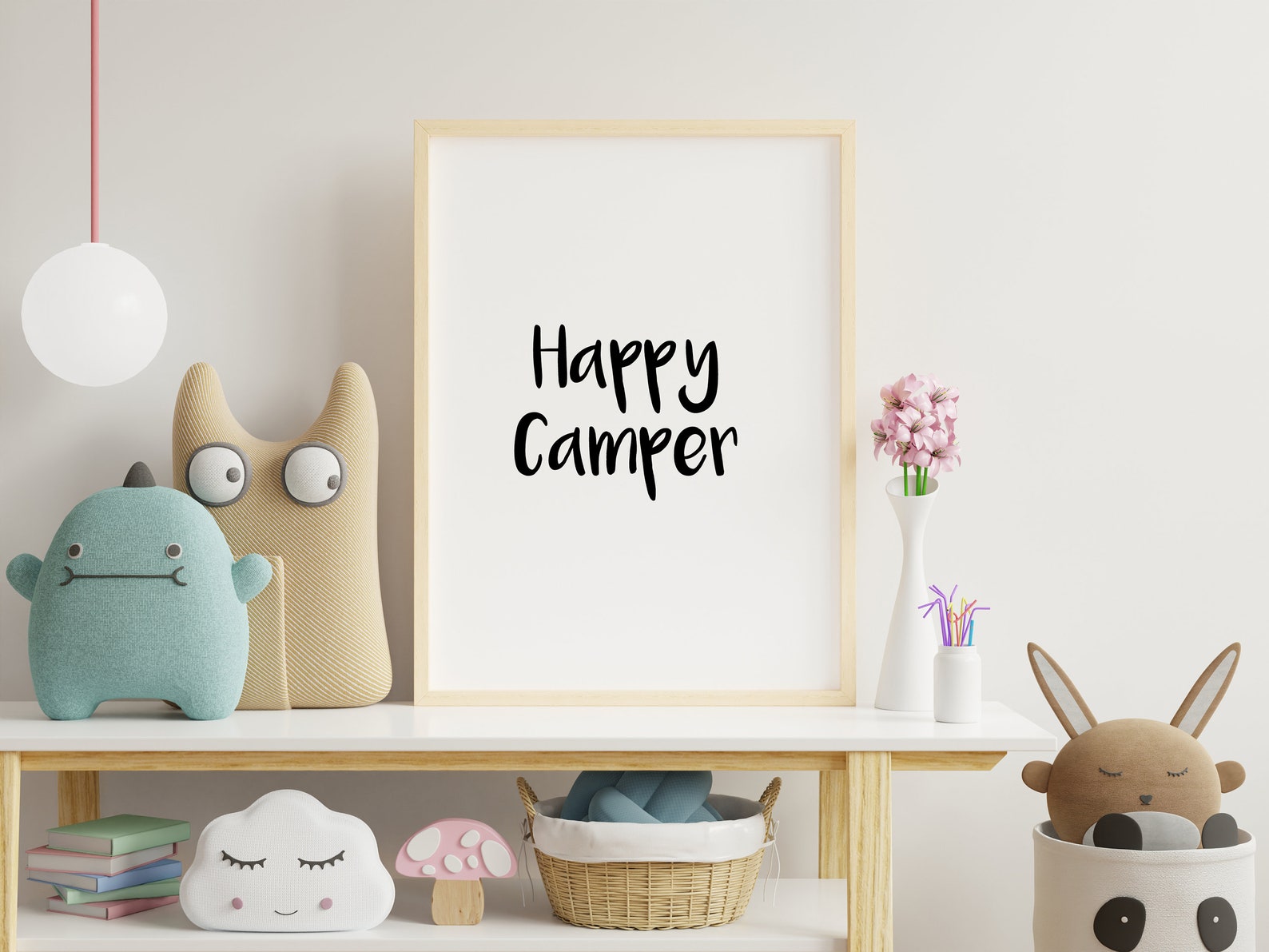 Happy Camper Printable Wall Decor / Camping Prints / RV Decor / Boho ...