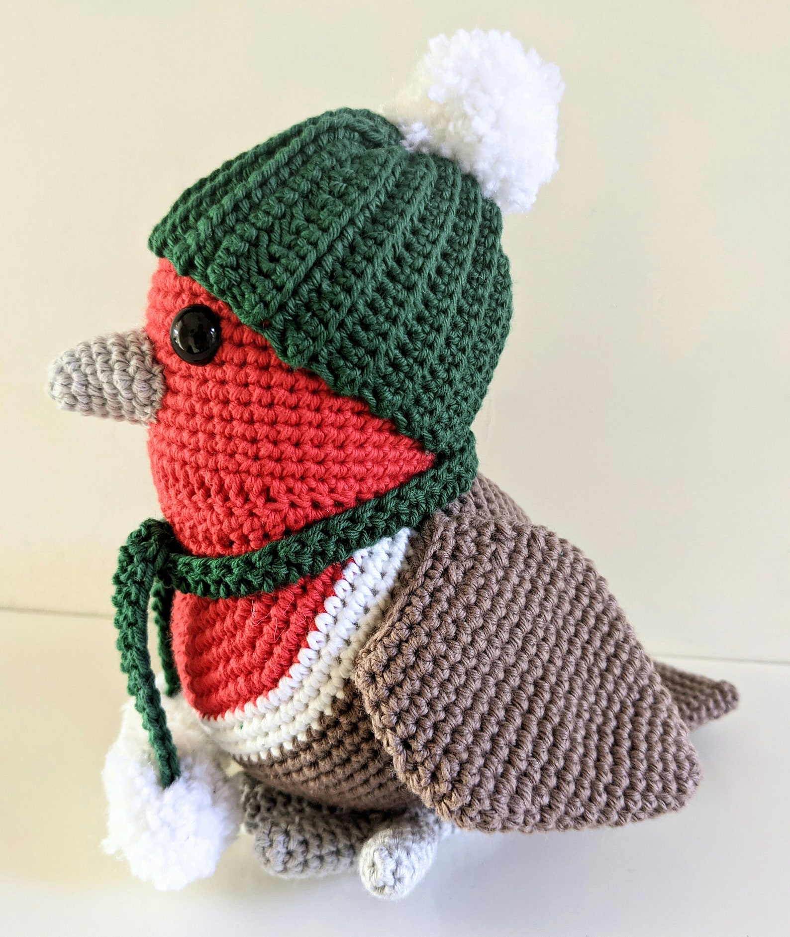 Holly the Robin Bird Crochet Amigurumi Pattern PDF - Etsy UK