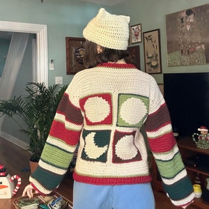 Crochet Christmas Sugar Cookie Sweater PATTERN - Etsy