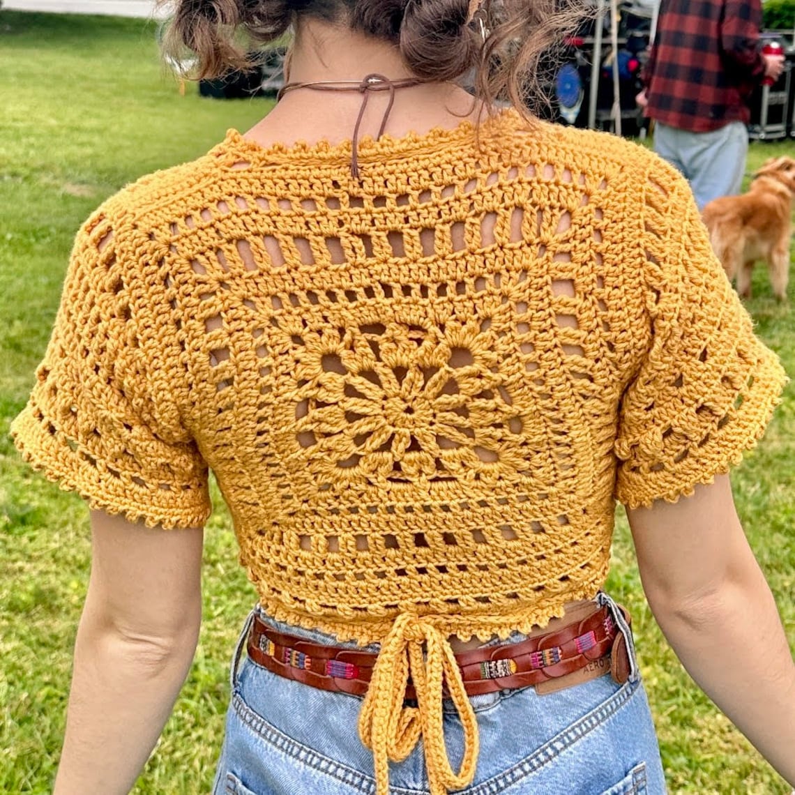 Lacey Wrap Top Crochet Pattern - Etsy UK