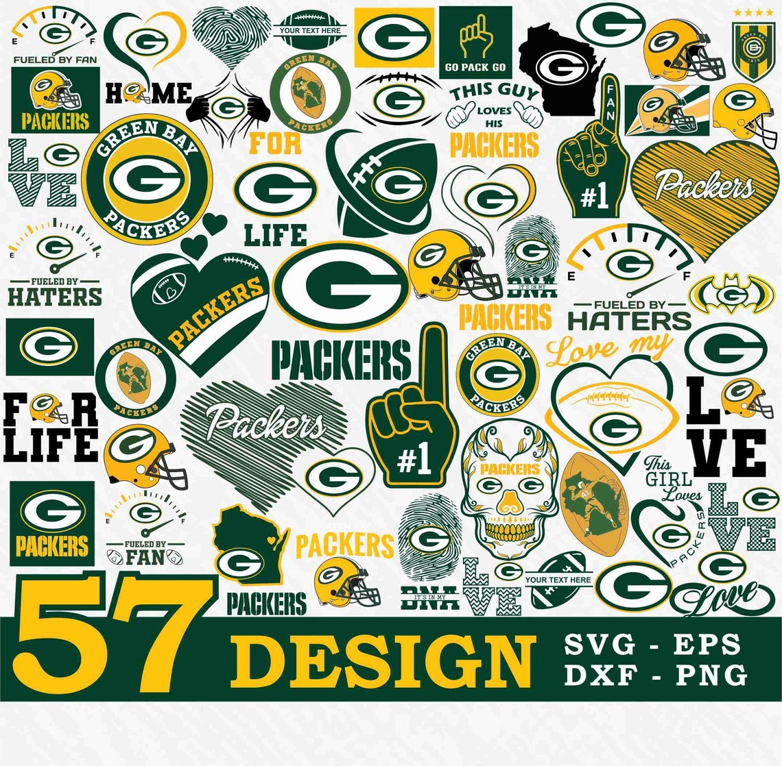 Packers Svg Green Bay Packers Svg Bundle Packers logoGreen | Etsy