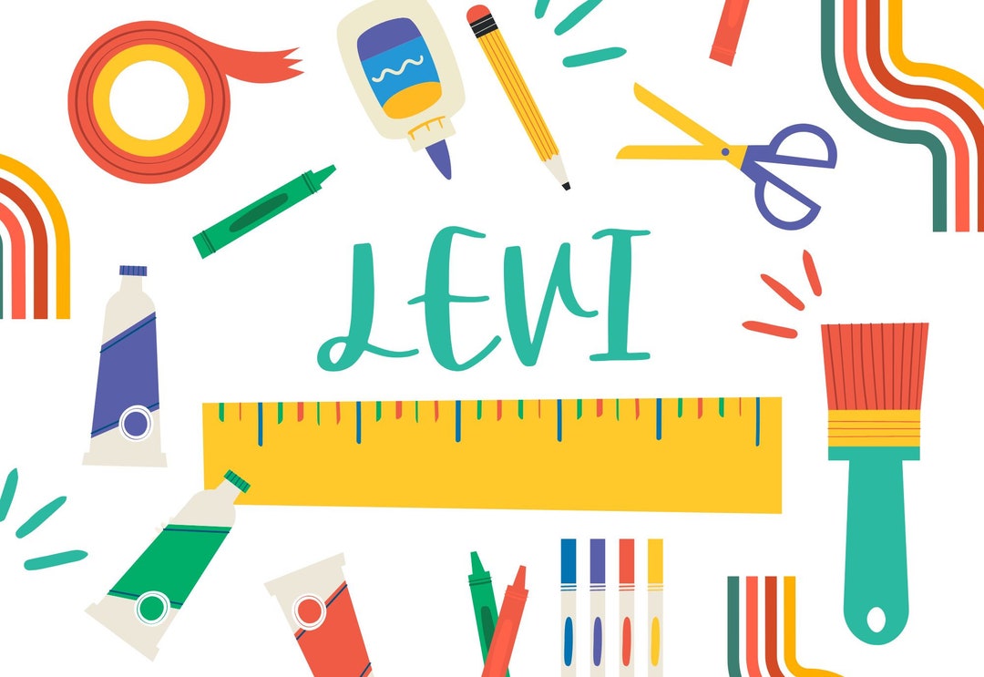 Personalized Name Craft Box Download - Etsy