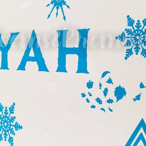 Frozen Wall Decal One Color, Frozen Name Decal, Frozen Personalized ...