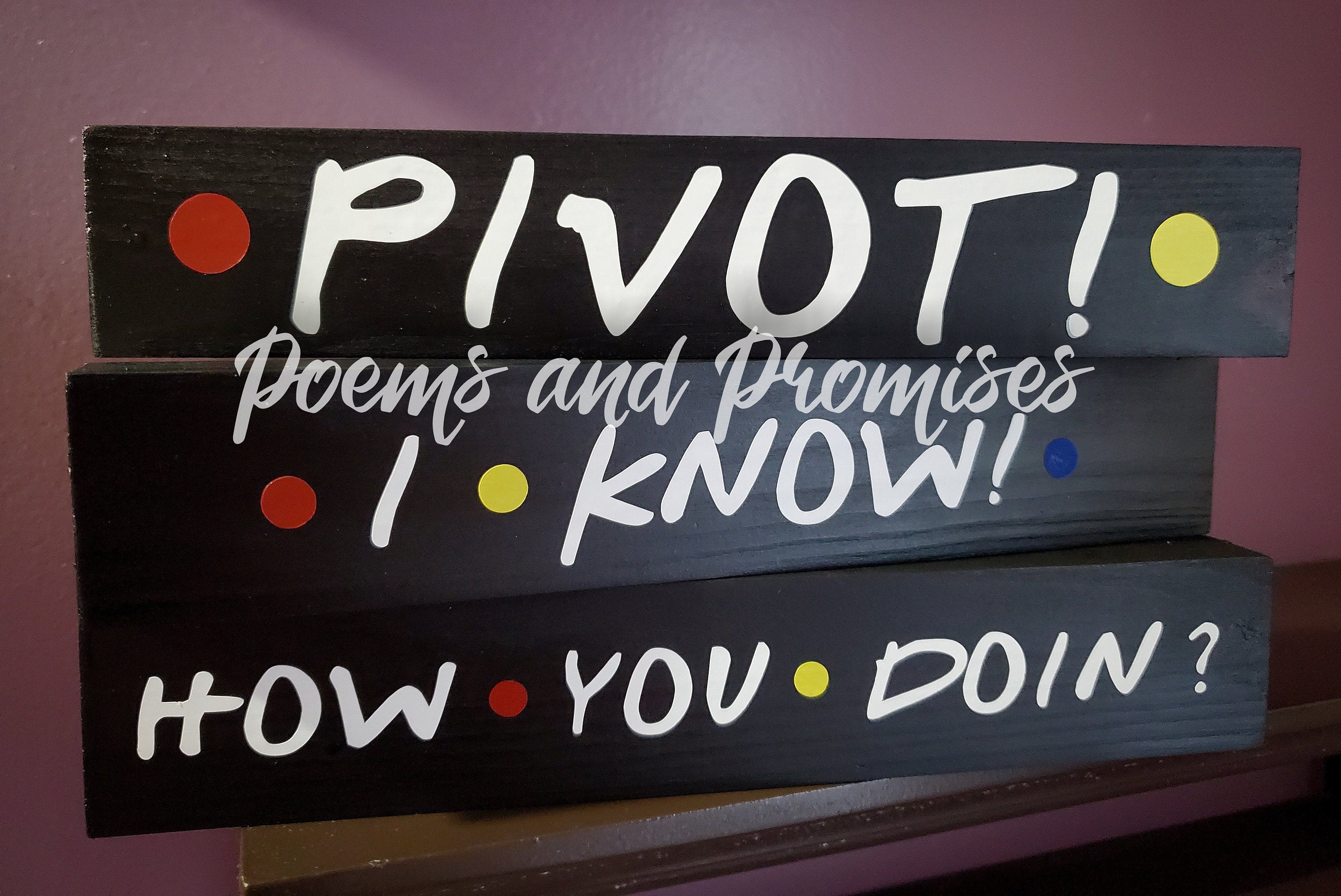 Friends Quote Signs Friends Signs Friends Blocks How You - Etsy