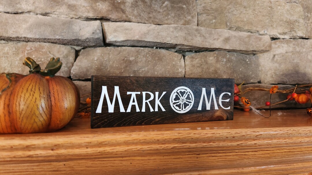 Mark Me Sign, Outlander Decor, Bonnie Prince Sign, Gaelic Decor, Jamie ...
