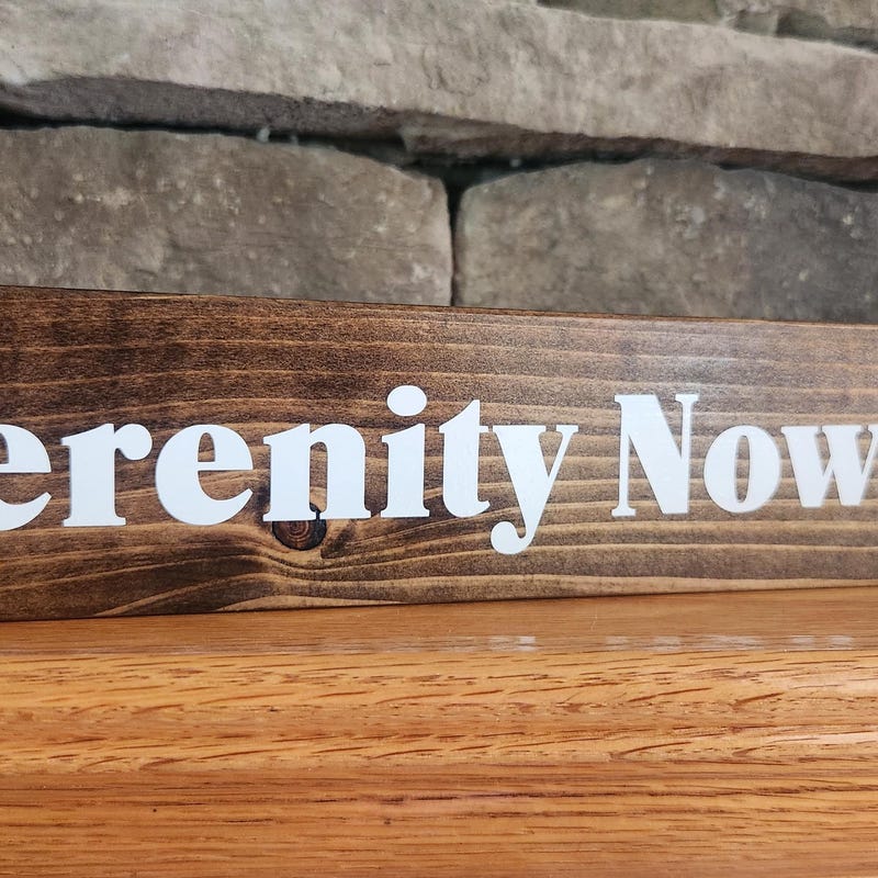 Serenity Sign - Etsy