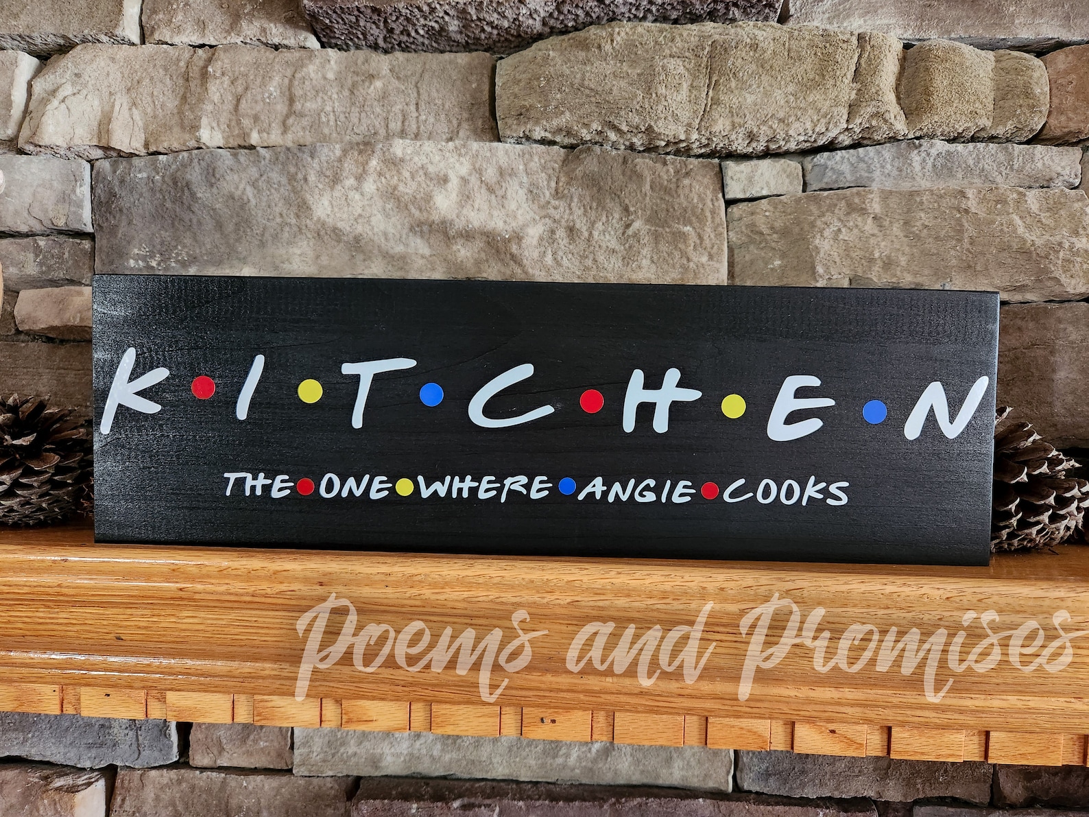 Friends Kitchen Sign, Kitchen Sign, Friends Sign, Friends Home Decor ...