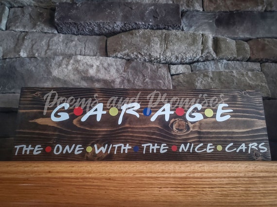 Letrero de Friends Garage Letrero de Friends Decoración de - Etsy México