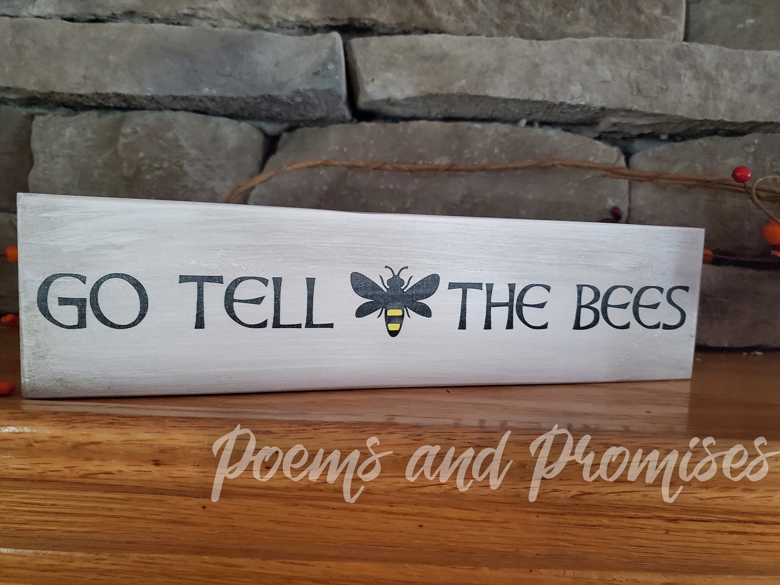 Go Tell the Bees Sign Outlander Sign Outlander Decor - Etsy