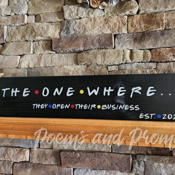Friends Wood Sign - Etsy