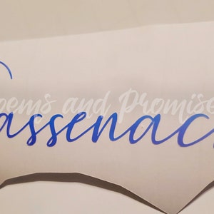 Sassenach Decal, Outlander Car Decal, Jamie Fraser, Claire, Sassenach ...