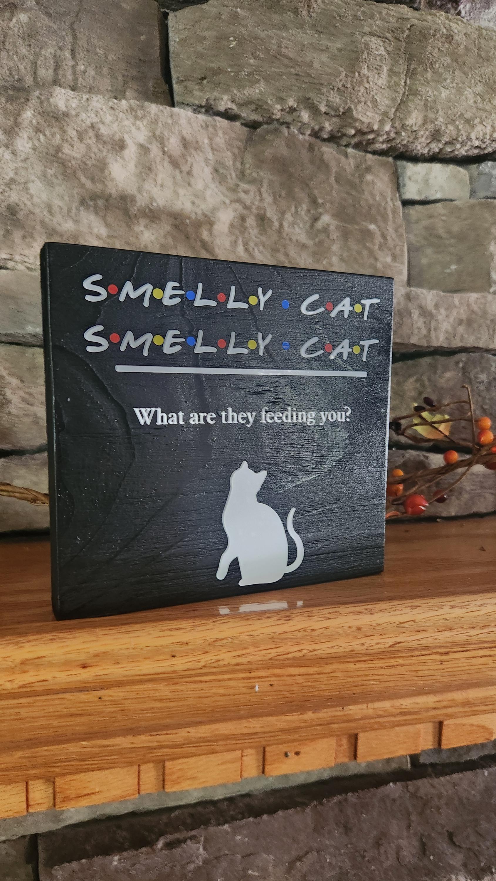 Smelly Cat Sign, Friends Sign, Cat Sign, Phoebe Buffay Song, Friends ...