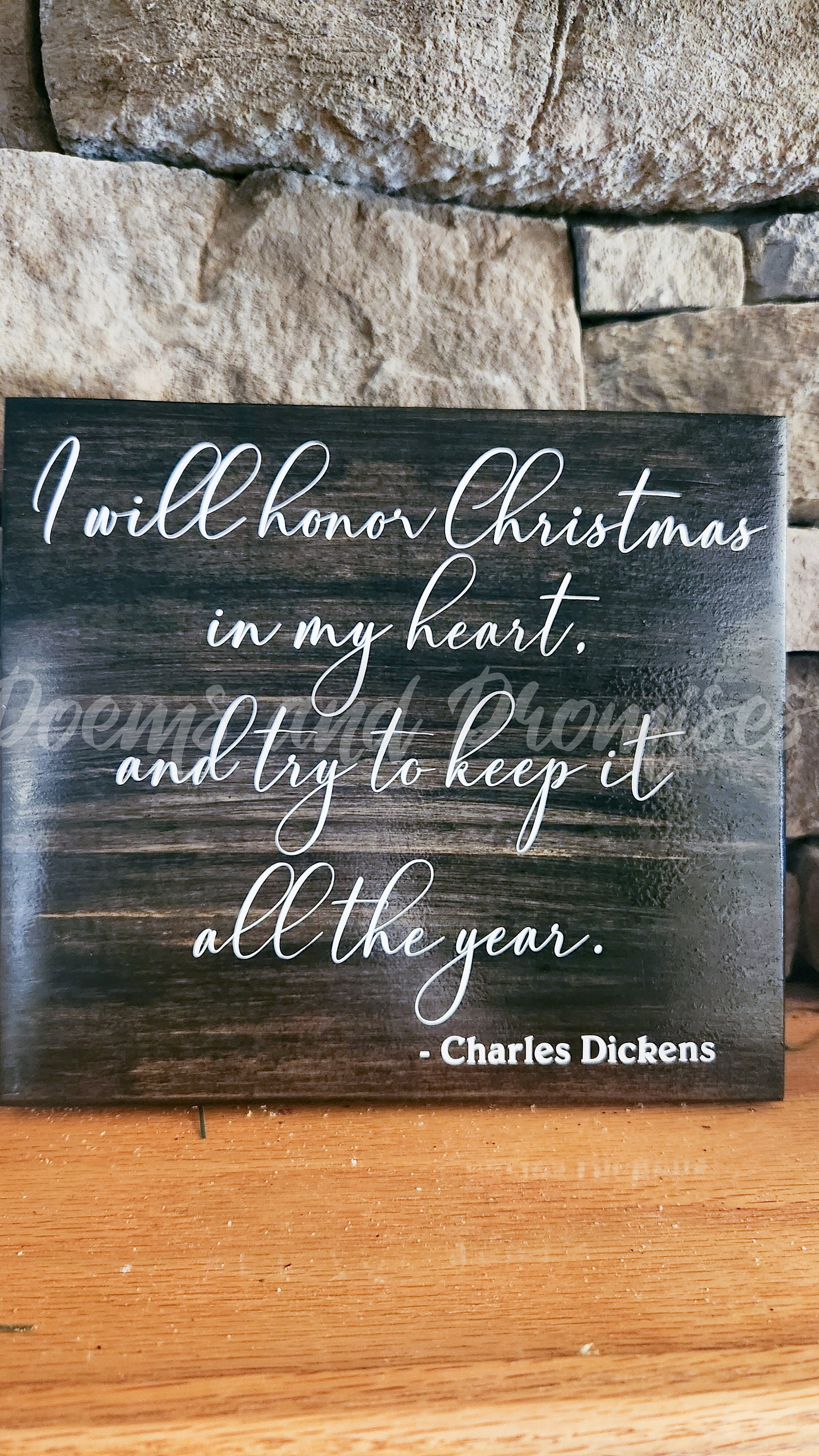 Christmas All the Year Sign, Christmas Carol Sign, Charles Dickens Sign ...