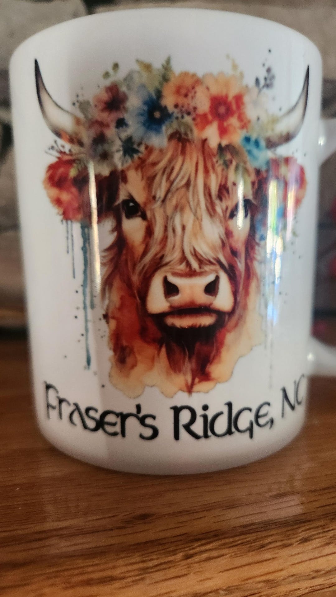 Fraser's Ridge Mug, Outlander Mug, Outlander Gift, Highland Coo ...