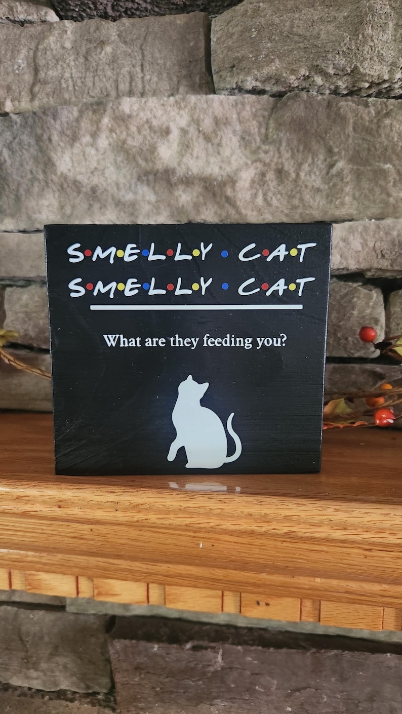 Smelly Cat Sign, Friends Sign, Cat Sign, Phoebe Buffay Song, Friends ...
