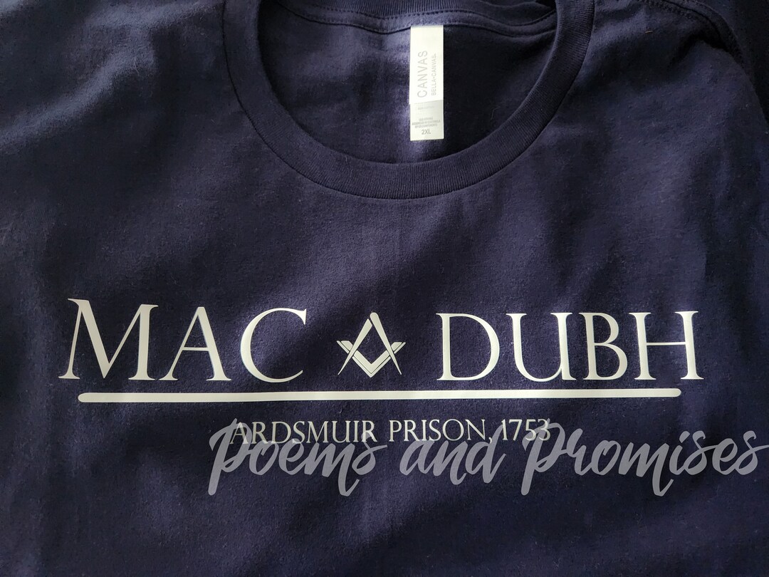 Mac Dubh Shirt, Outlander Shirt, Jamie Fraser Shirt Gift, Sassenach ...