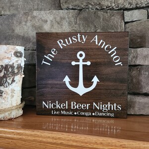 Rusty Anchor Sign, Golden Girls Sign, the Rusty Anchor, Golden Girls ...