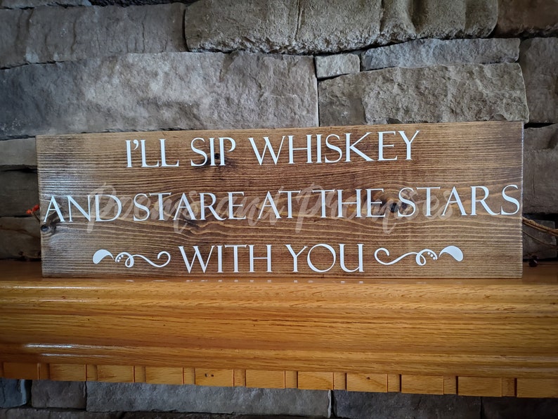 Yellowstone Sip Whiskey With You Sign Yellowstone Sign - Etsy