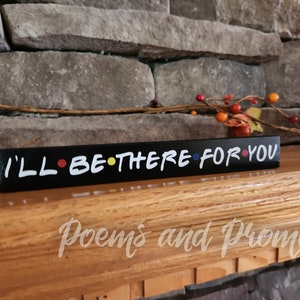 Friends Quote Signs, Friends Signs, Friends Blocks, How You Doin Sign ...