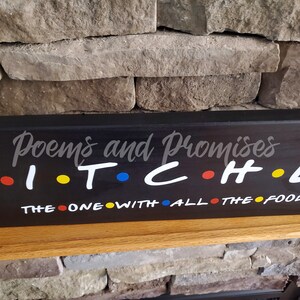 Friends Kitchen Sign, Kitchen Sign, Friends Sign, Friends Home Decor ...