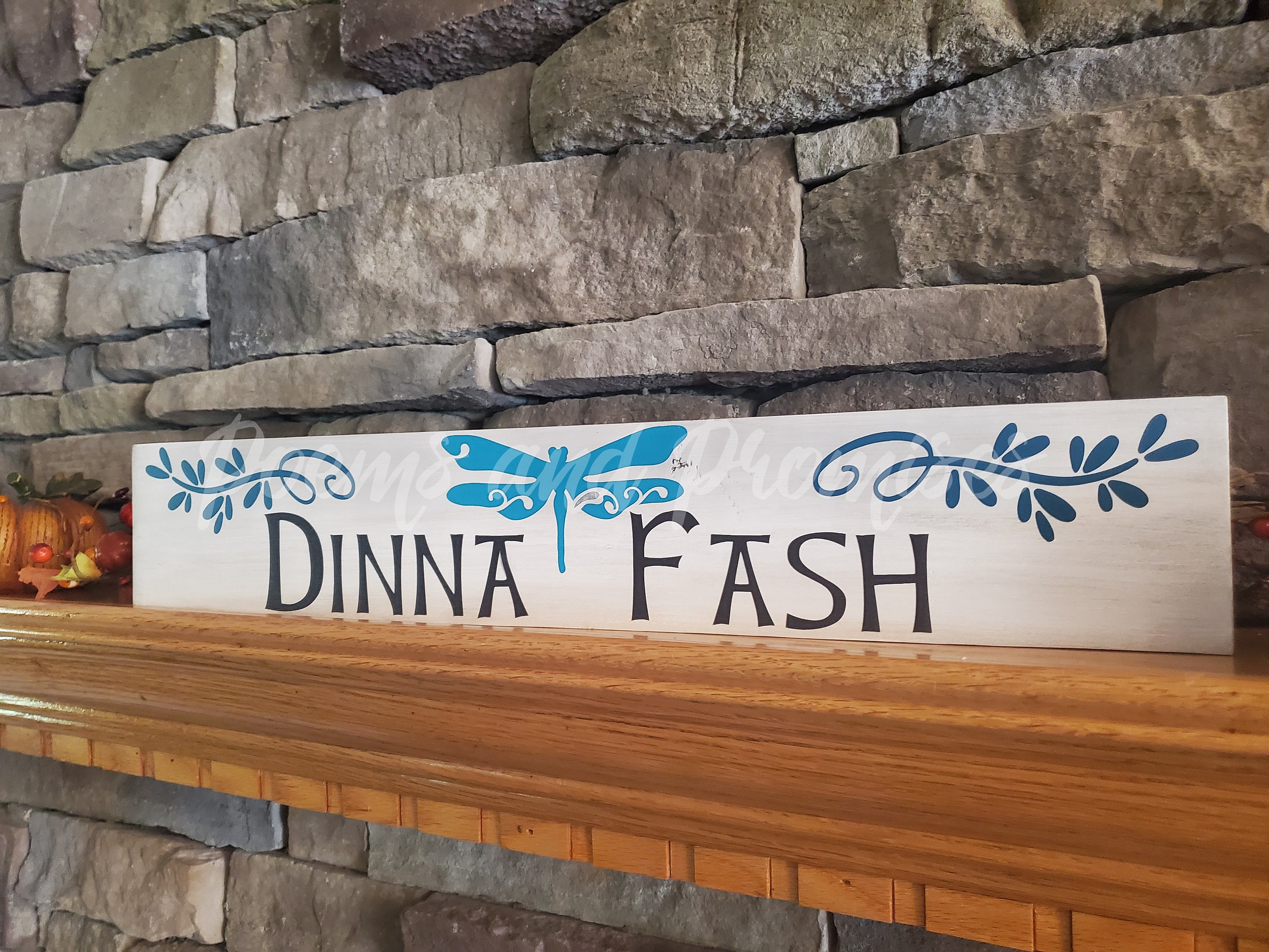 Dinna Fash Sign Outlander Sign Outlander Decor Outlander - Etsy