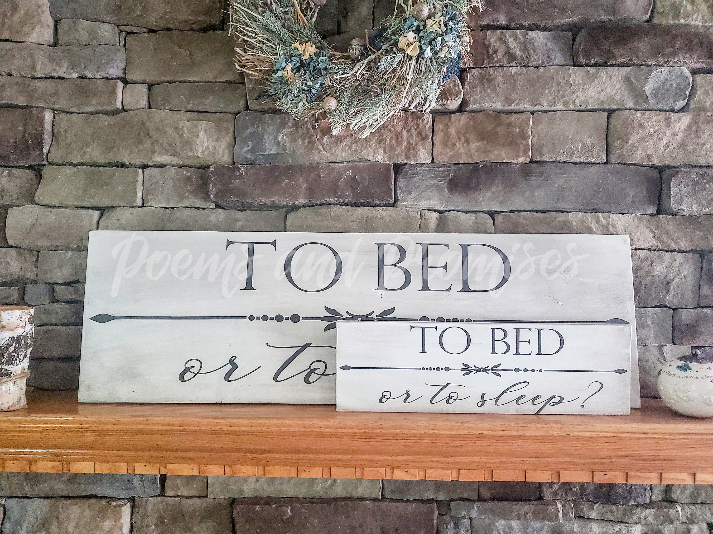 To Bed or to Sleep Sign Outlander Decor Wedding Gift | Etsy