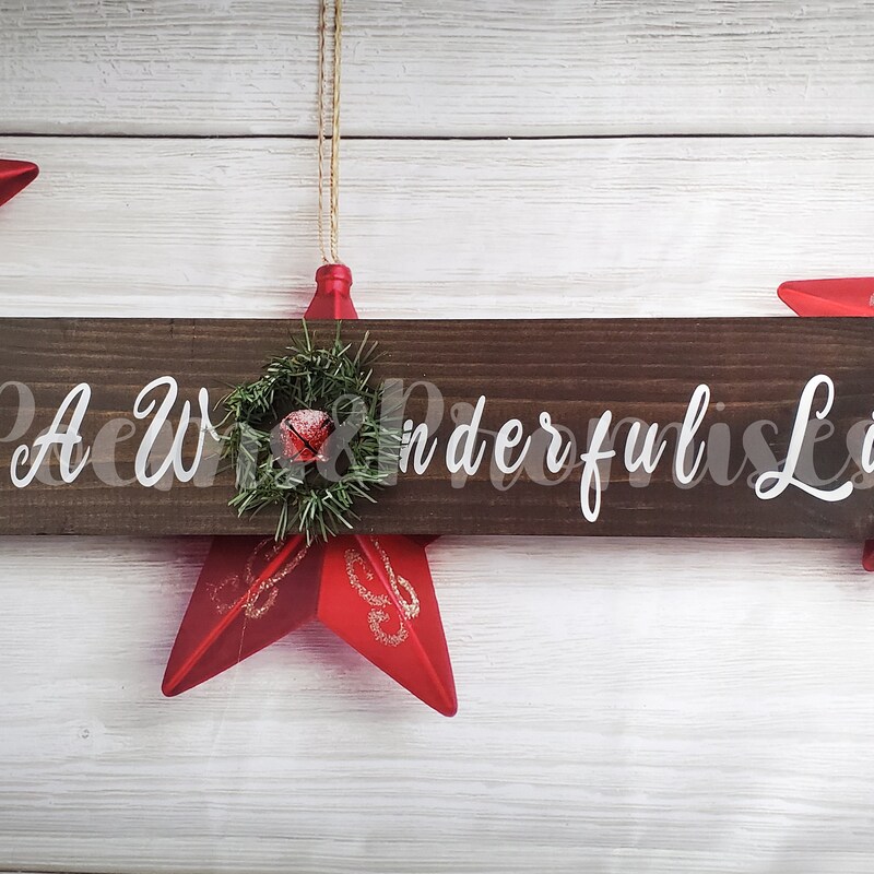 Wonderful Life Sign - Etsy