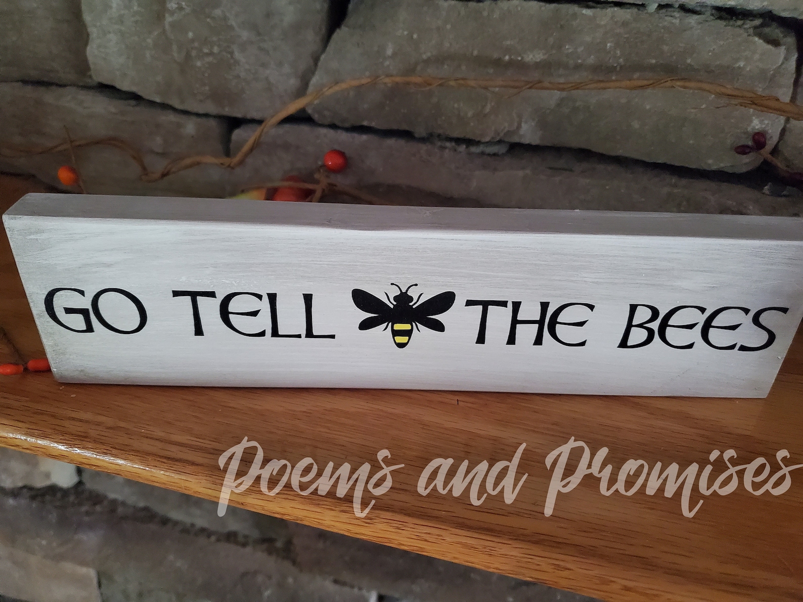 Go Tell the Bees Sign Outlander Sign Outlander Decor - Etsy