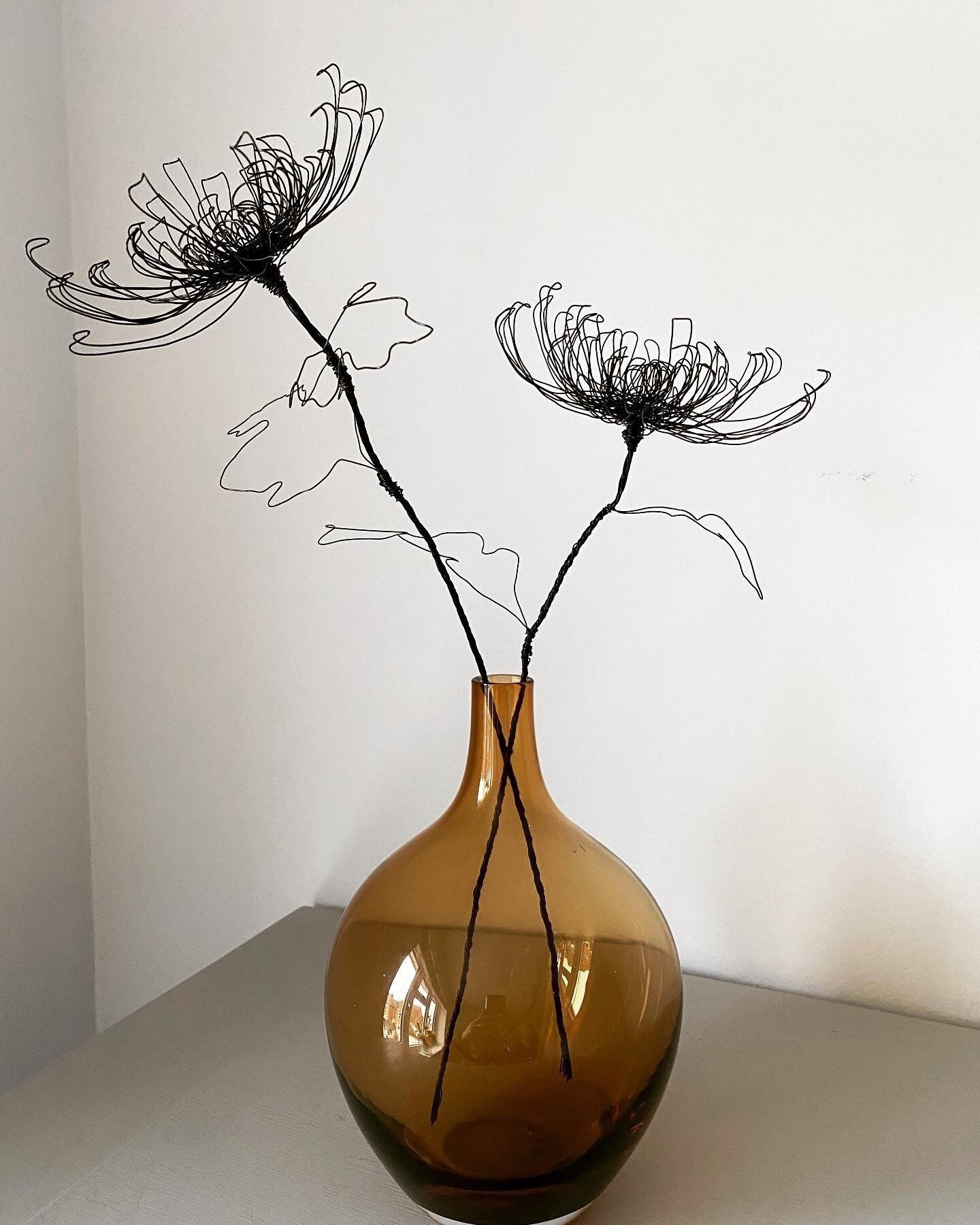 Handcrafted Single Stem Wire Chrysanthemum Flower-mother’s Day ...
