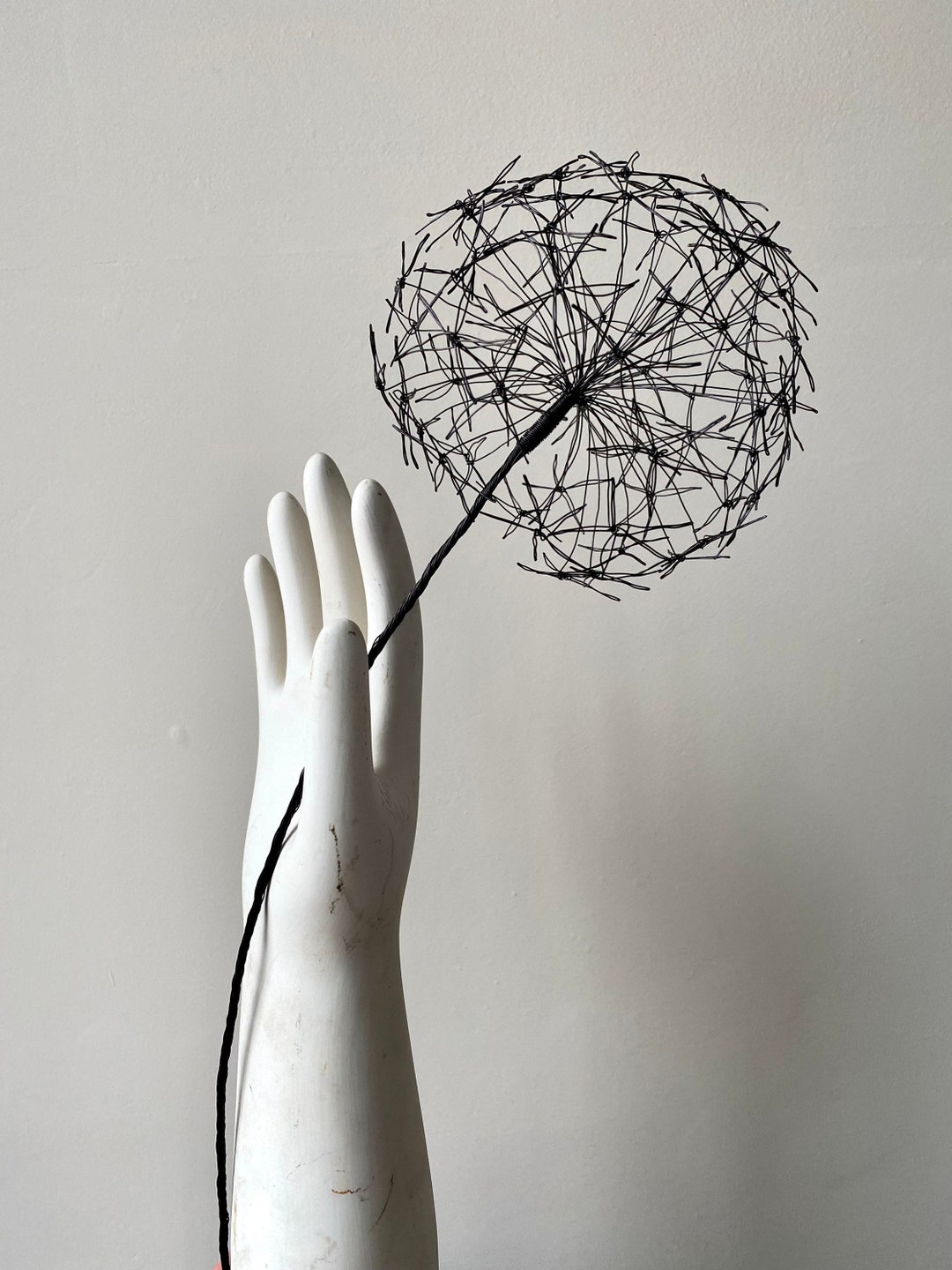 Handmade Wire Allium-wire Flower-allium Sculpture-contemporary ...