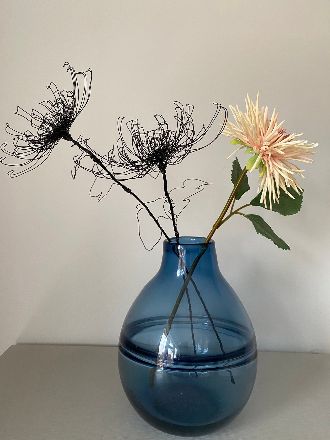 Handcrafted Single Stem Wire Chrysanthemum Flower-mothers | Etsy UK