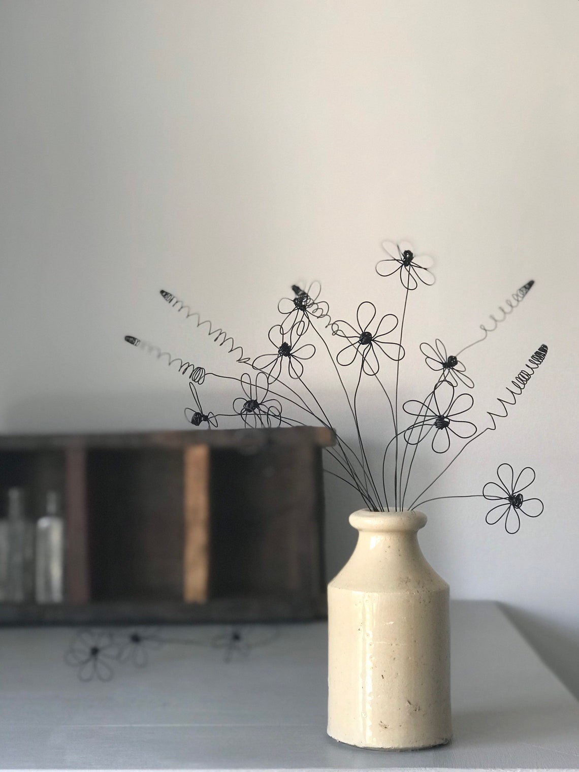 Handmade Wire Daisy Flower Bouquet-everlasting Flowers | Etsy