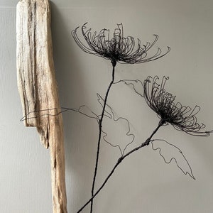 Handcrafted Single Stem Wire Chrysanthemum Flower-mother’s Day ...
