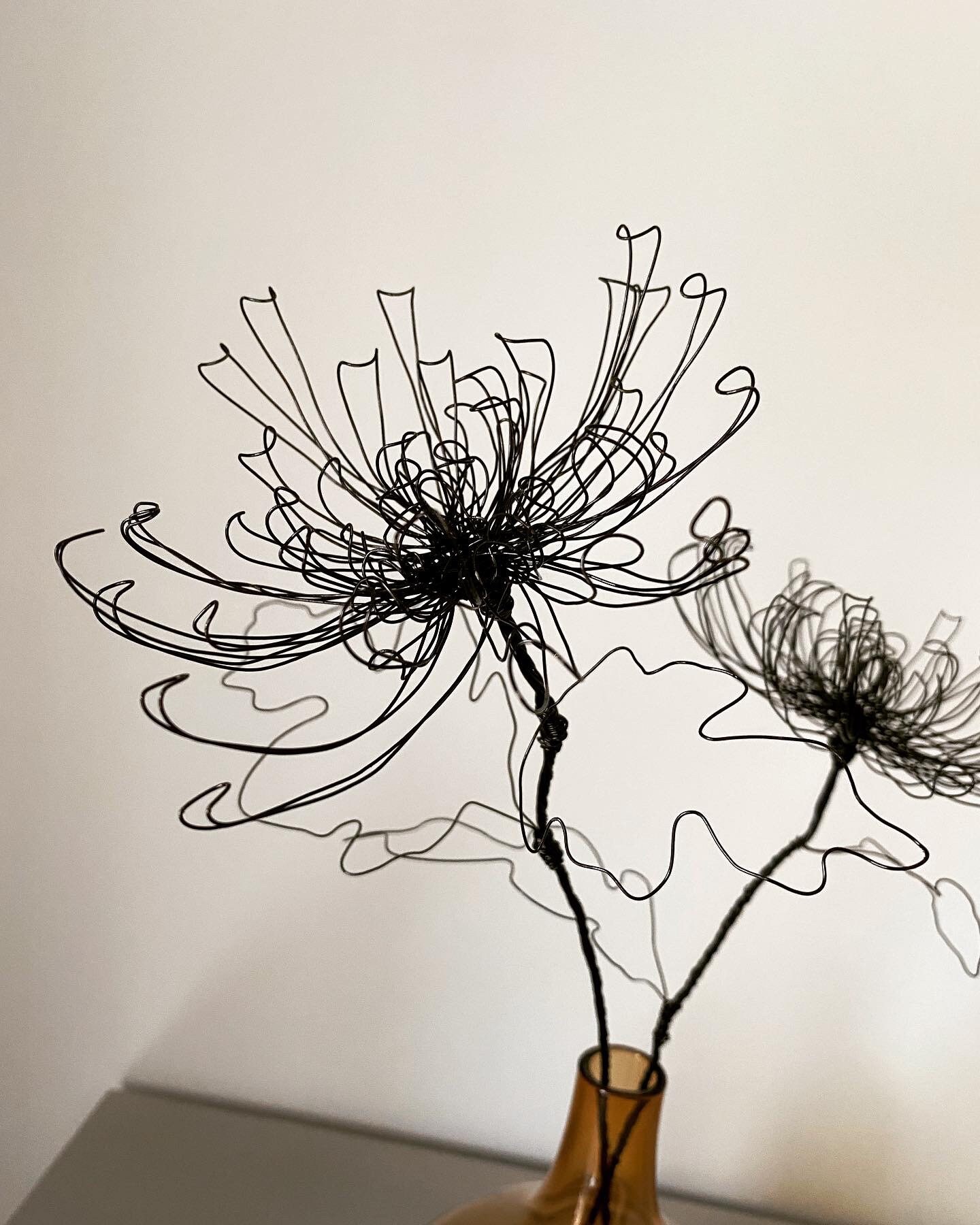 Handcrafted Single Stem Wire Chrysanthemum Flower-mother’s Day ...